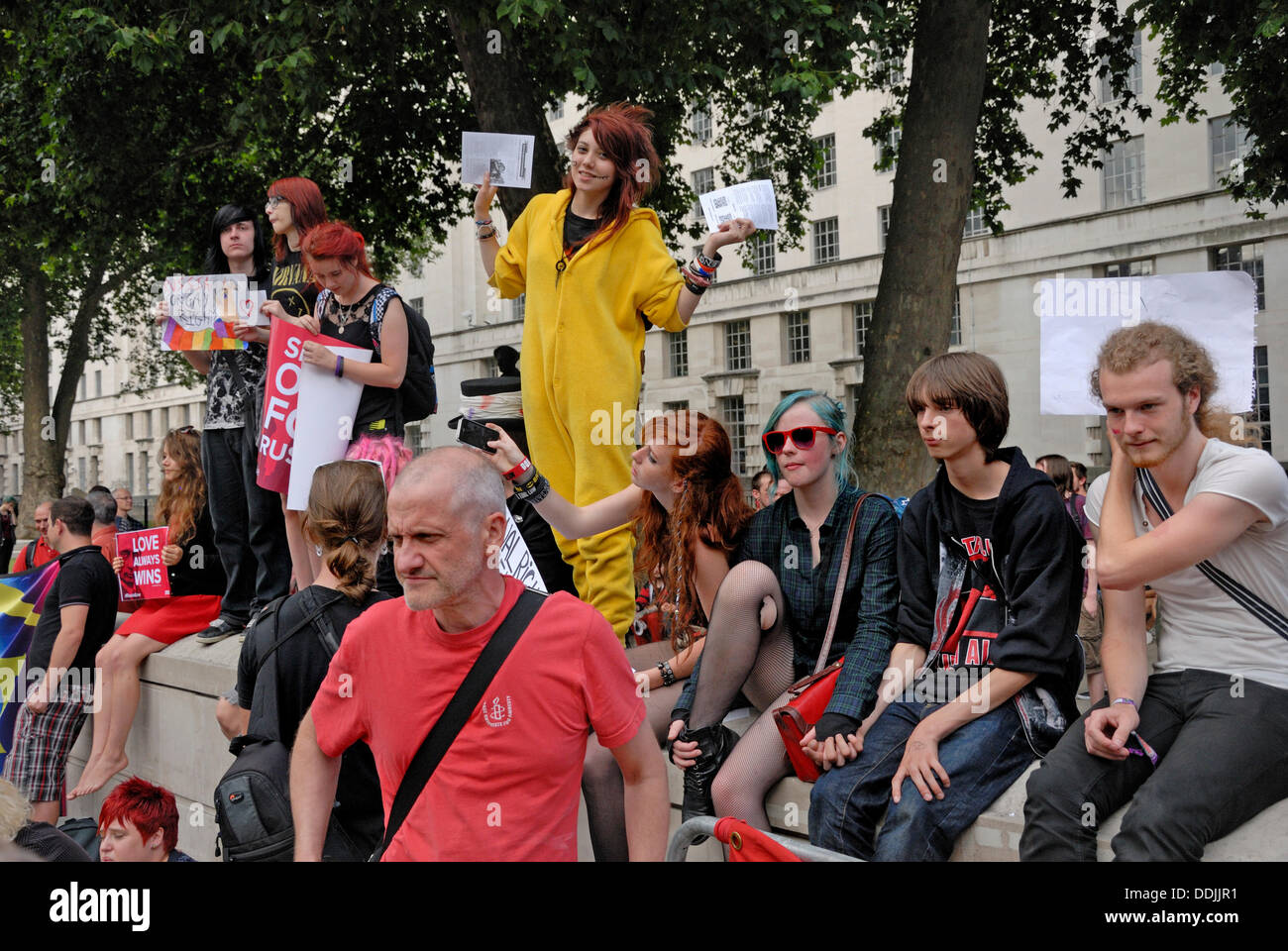 Lgbt protest hi-res stock photography and images - Alamy