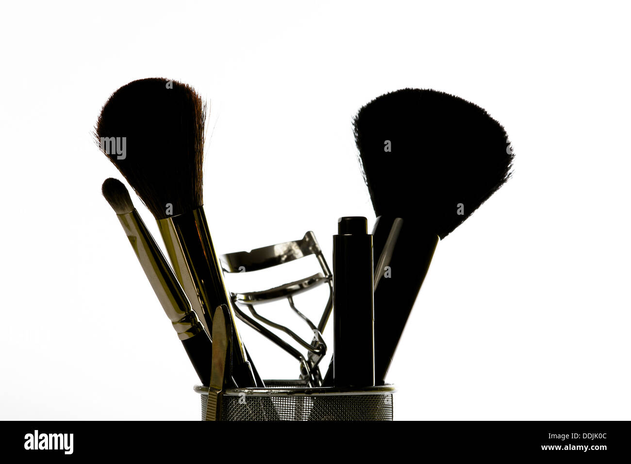 Make-up and grooming tools and brushes Stock Photo - Alamy