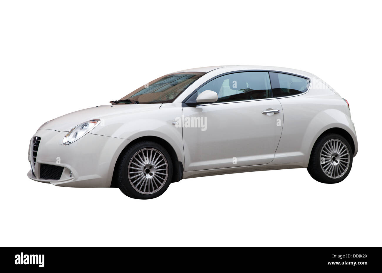 Modern sports car by Alfa Romeo (Italian car manufacturer Stock Photo ...