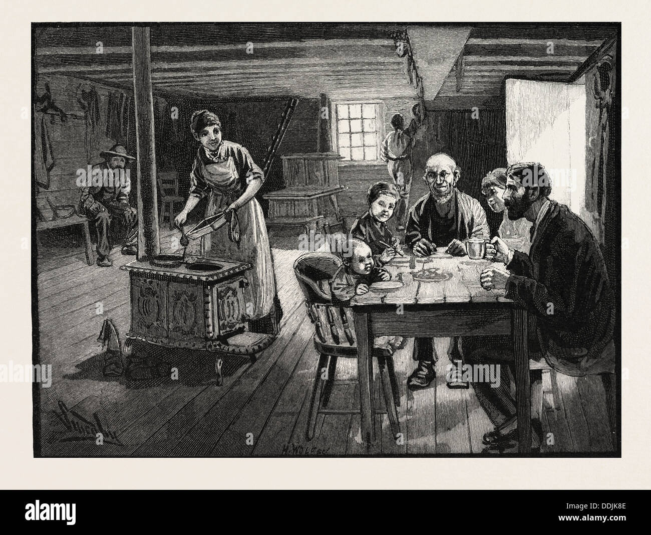 Nineteenth century cabin hi-res stock photography and images - Alamy