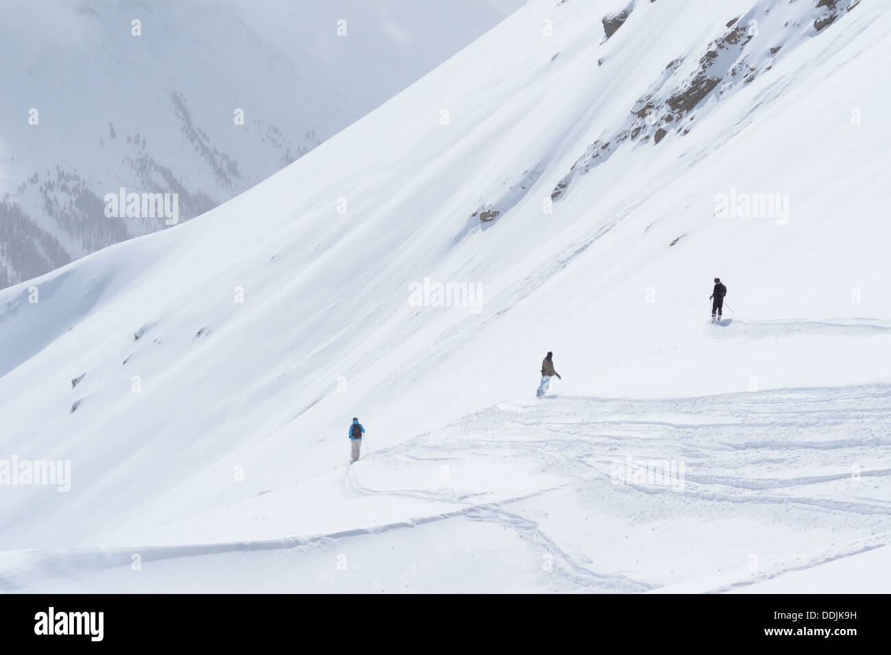 Steep ski piste hi-res stock photography and images - Alamy
