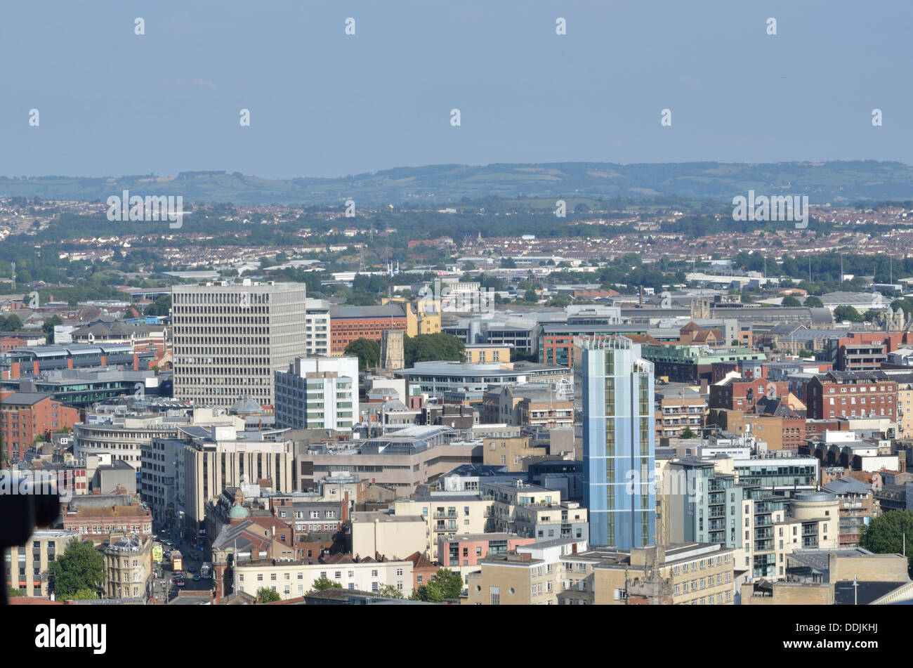 Aerial view Bristol England UK Stock Photo - Alamy