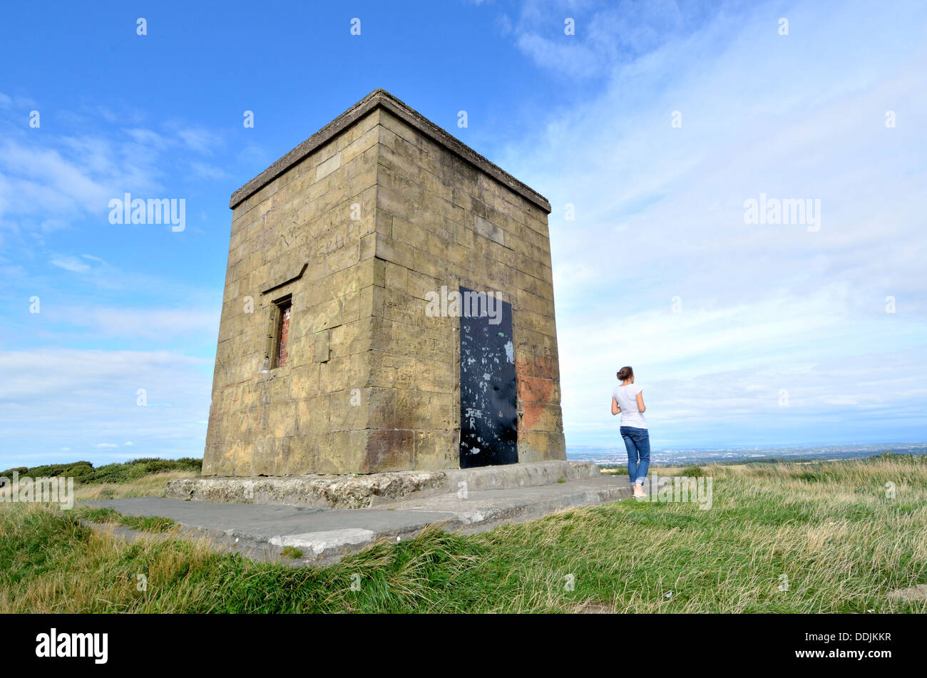 Billinge Hill Beacon Merseyside/Lancashire England UK Stock Photo - Alamy