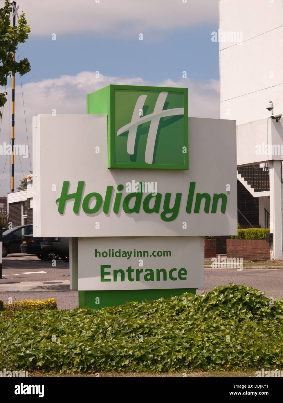 Holiday Inn entrance sign Southampton Hampshire England UK Stock Photo ...