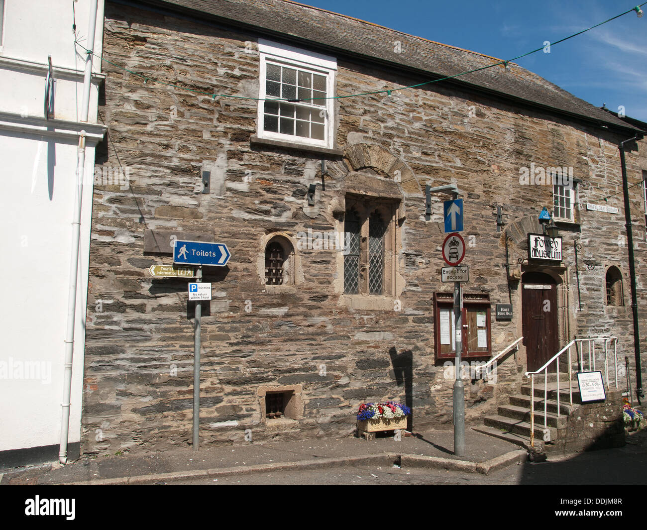 Fowey museum Fowey Cornwall England UK Stock Photo - Alamy