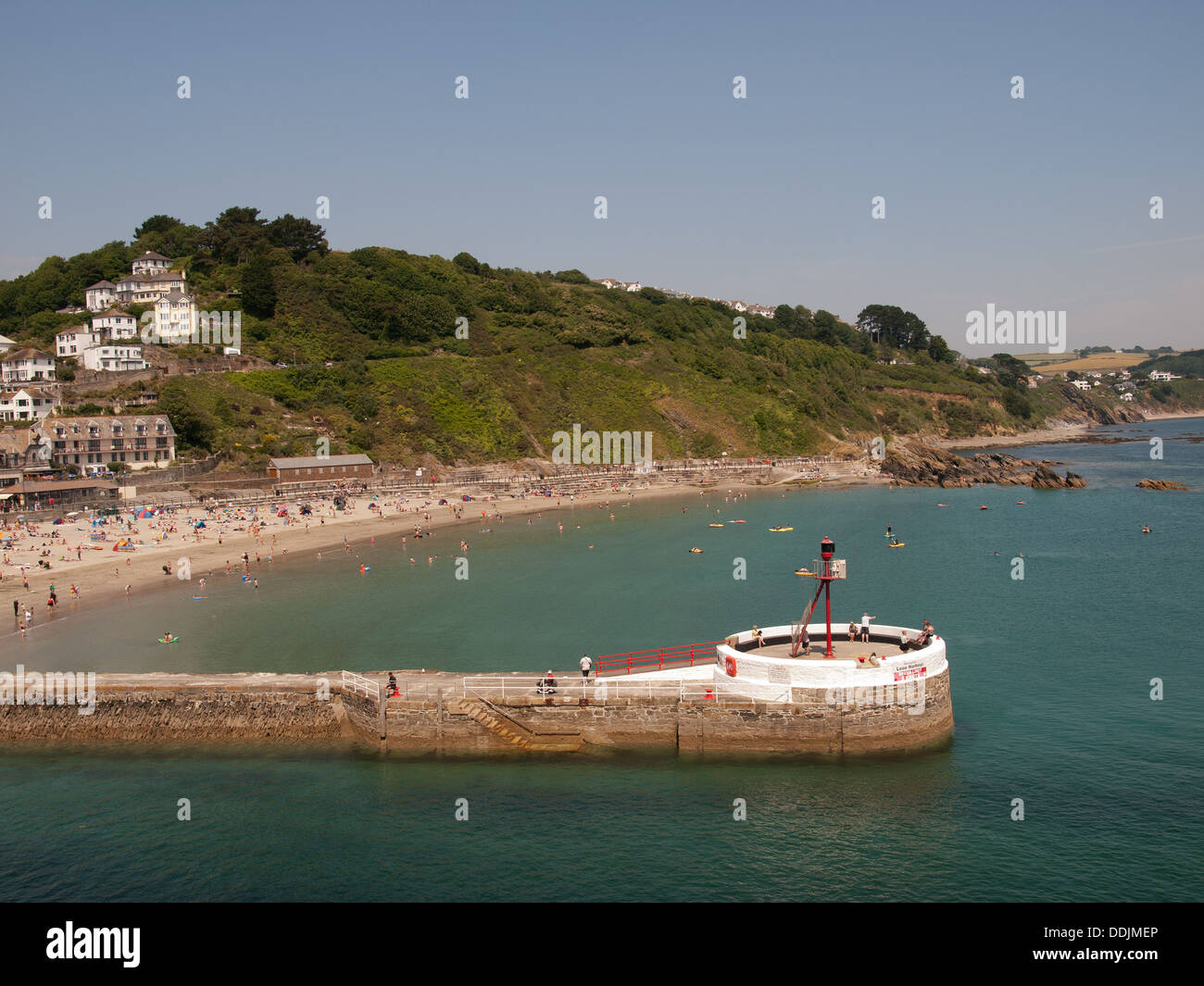 Banjo pier Looe Cornwall England UK Stock Photo - Alamy