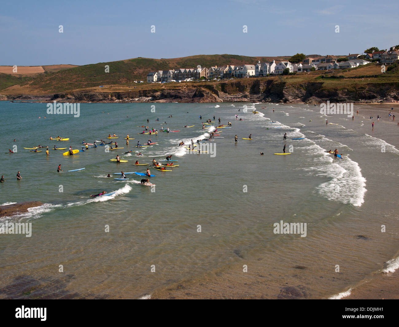 Polzeath beach Cornwall England UK Stock Photo - Alamy