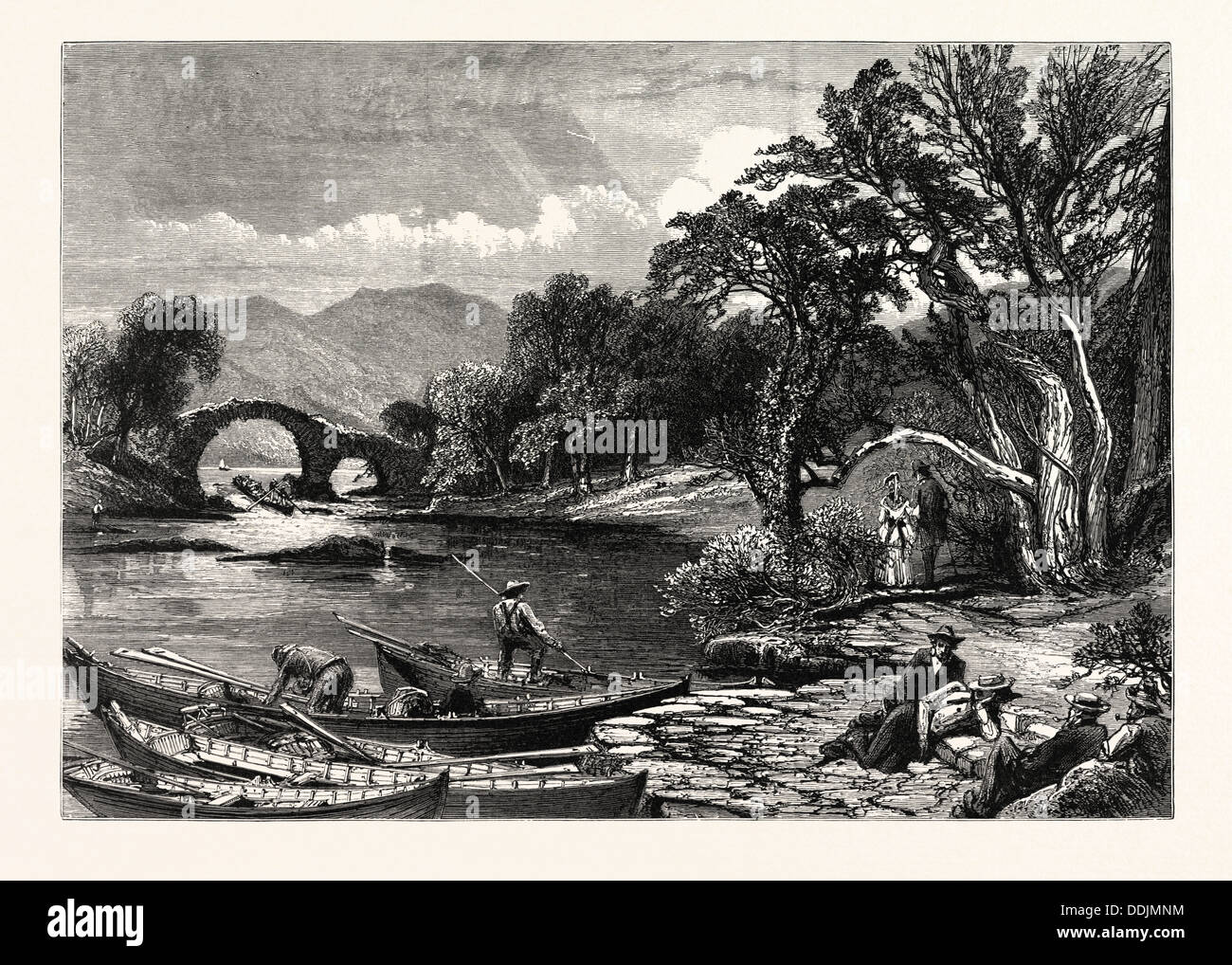 THE OLD WEIR BRIDGE, KILLARNEY, IRELAND Stock Photo - Alamy