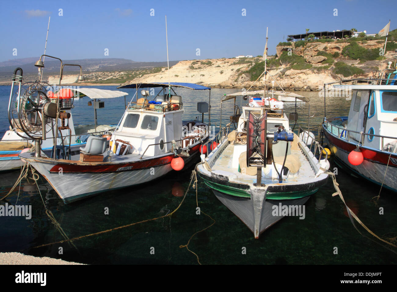 Cyprus fishing boats boat hi-res stock photography and images - Alamy