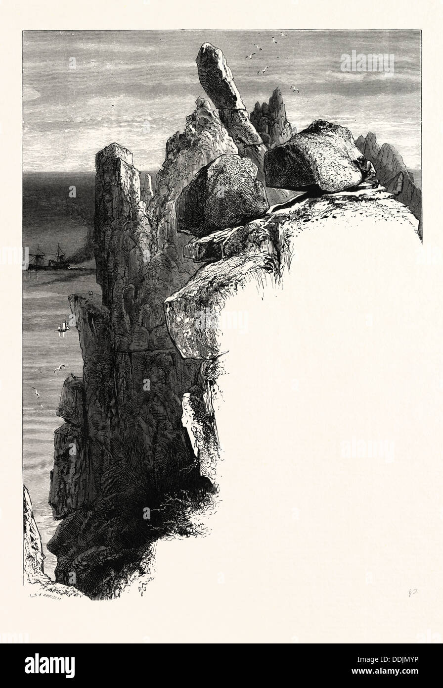 THE LOGAN ROCK, CORNWALL, UK, britain, british, europe, united kingdom ...