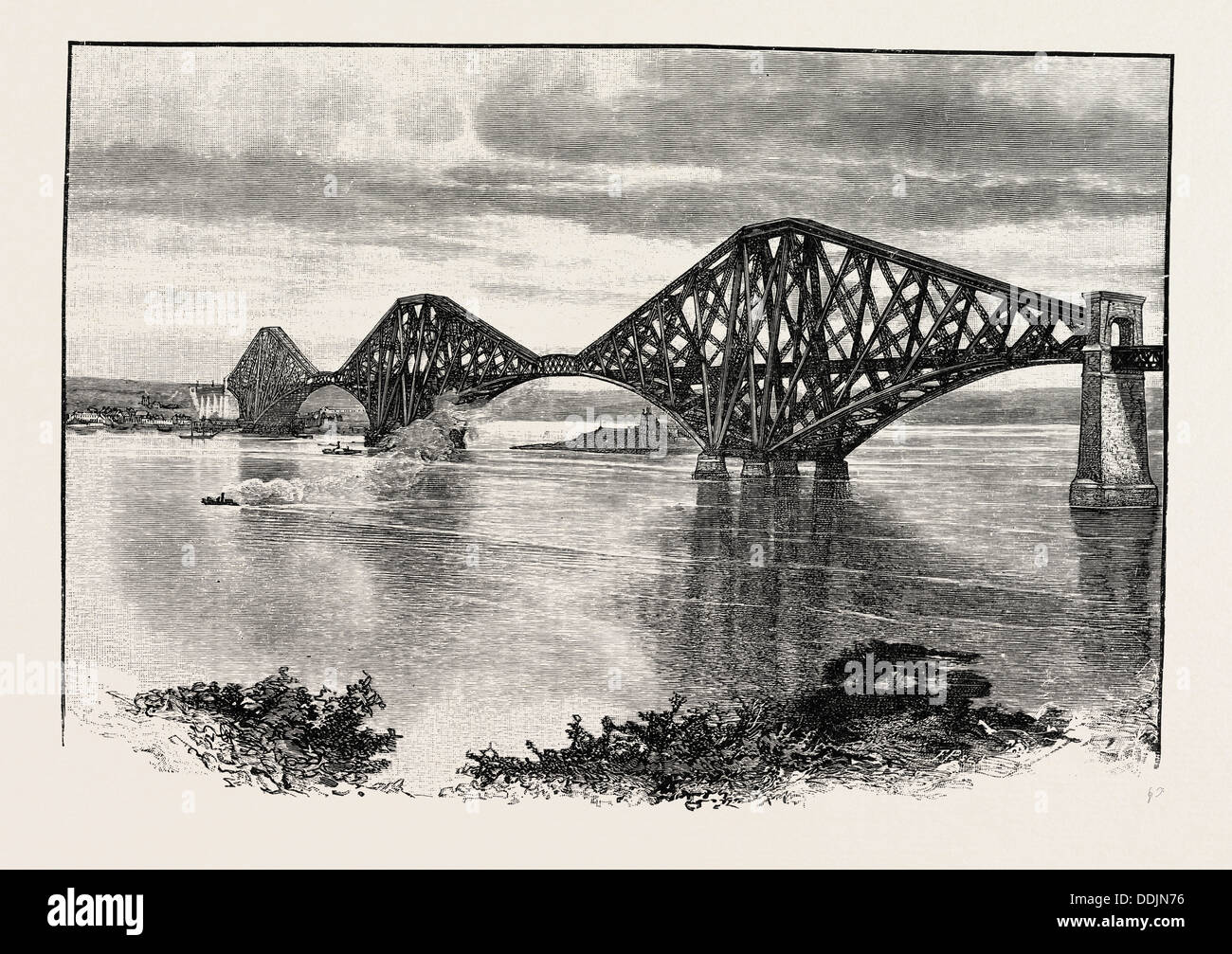 Forth railway bridge construction hi-res stock photography and images ...
