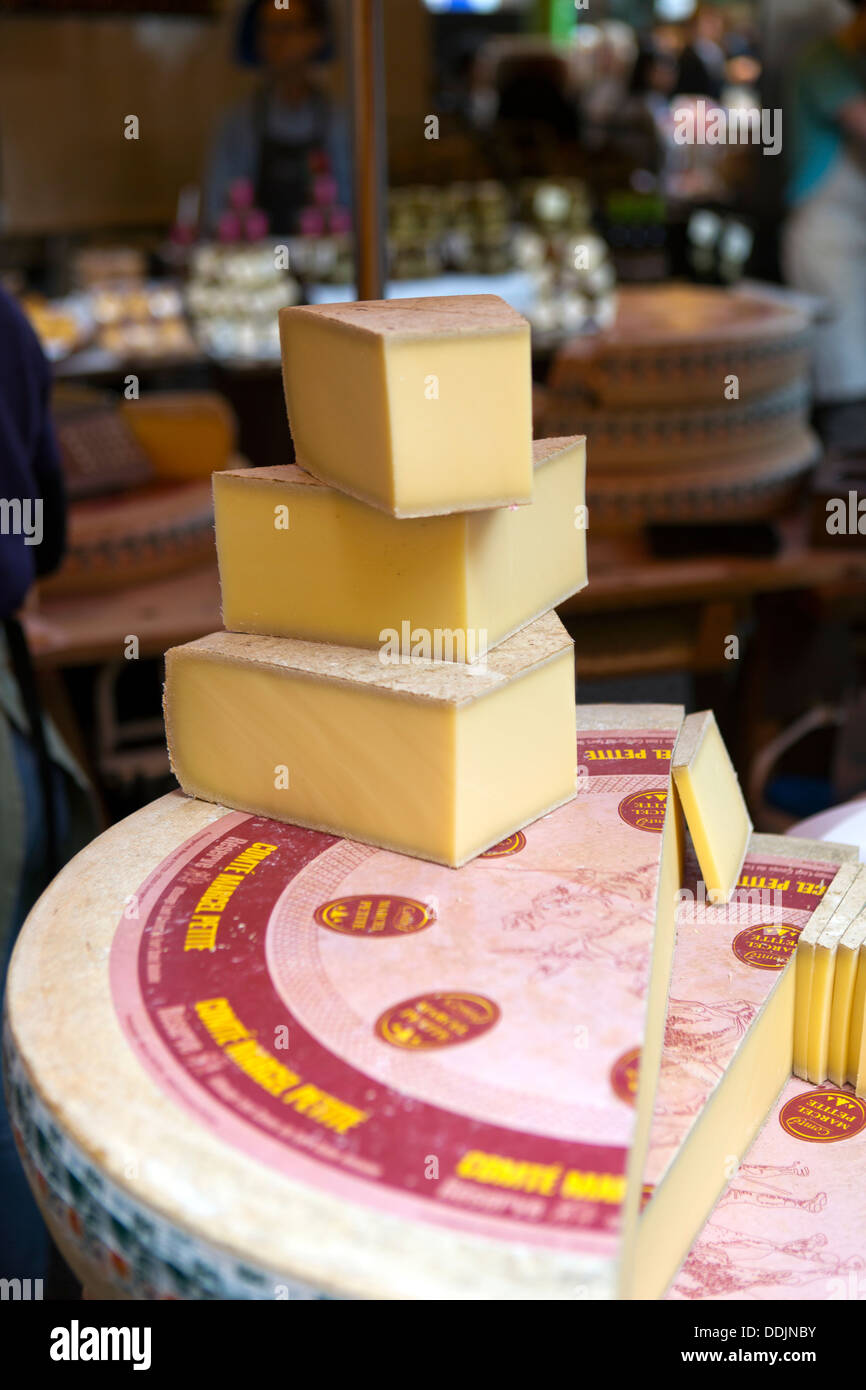Comte cheese wheel hi-res stock photography and images - Alamy