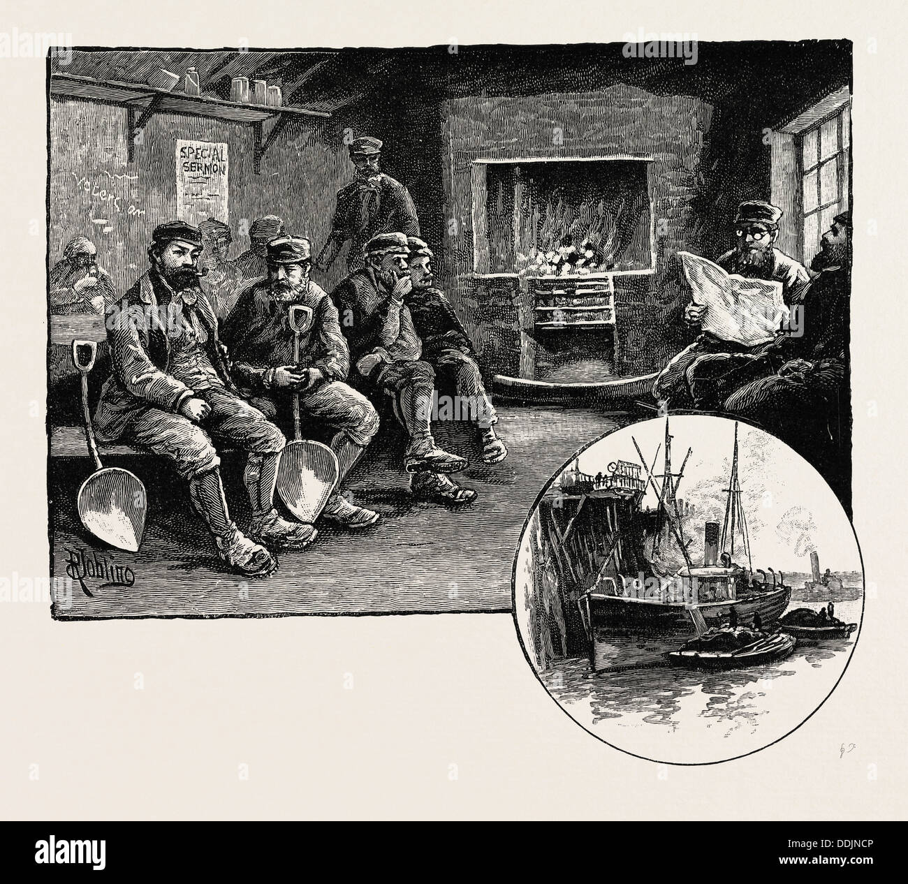 GATESHEAD: COAL TRIMMERS (LEFT), A COAL STAITHE (RIGHT), UK. Gateshead ...