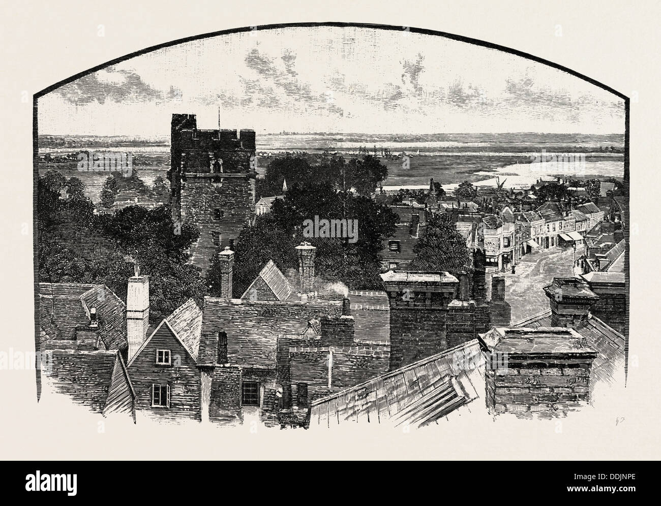 Maldon, Essex is a town on the Blackwater estuary in England, UK Stock ...