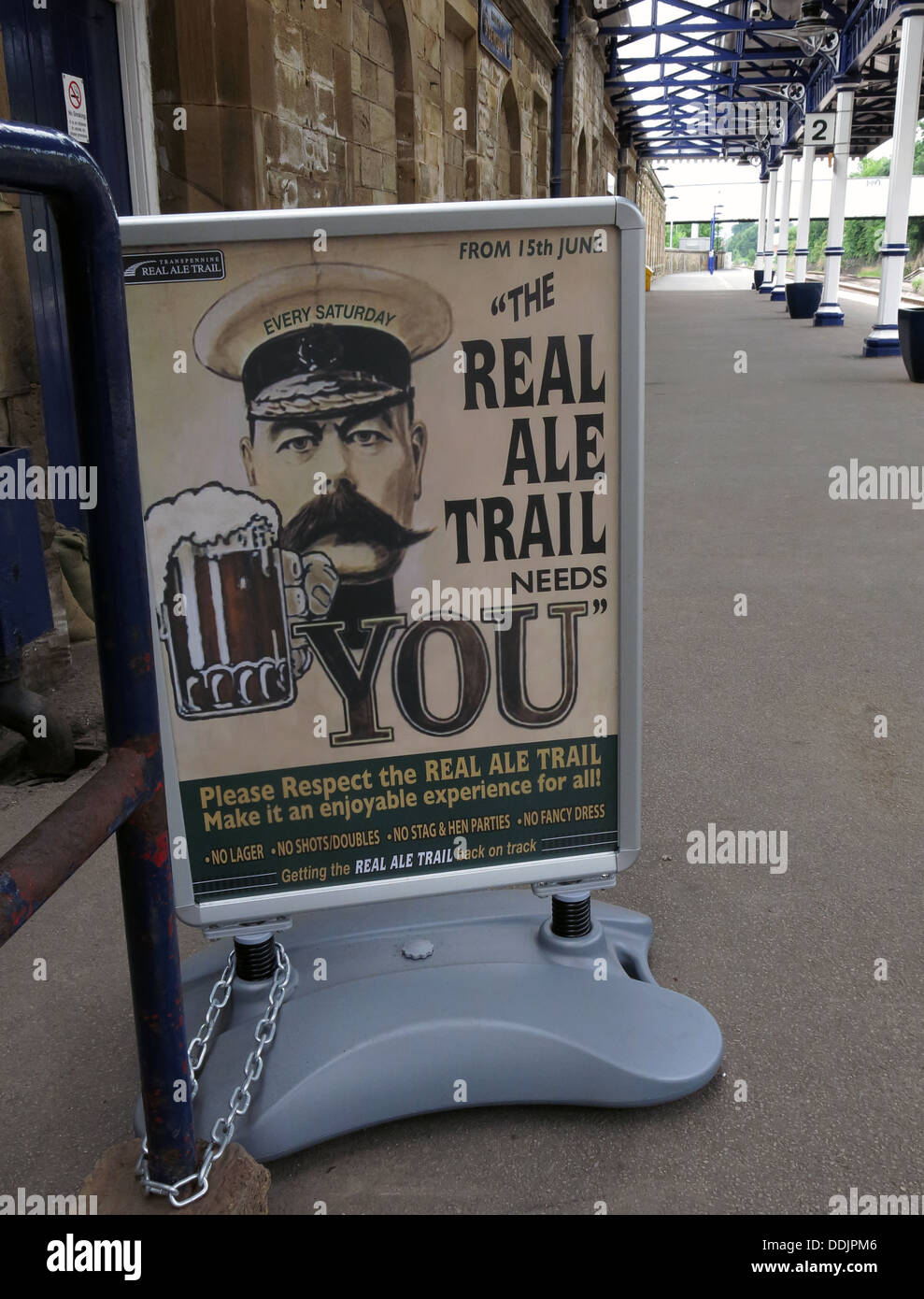 Respect the Real Ale Trail, sign West Riding refreshment rooms Dewsbury ...