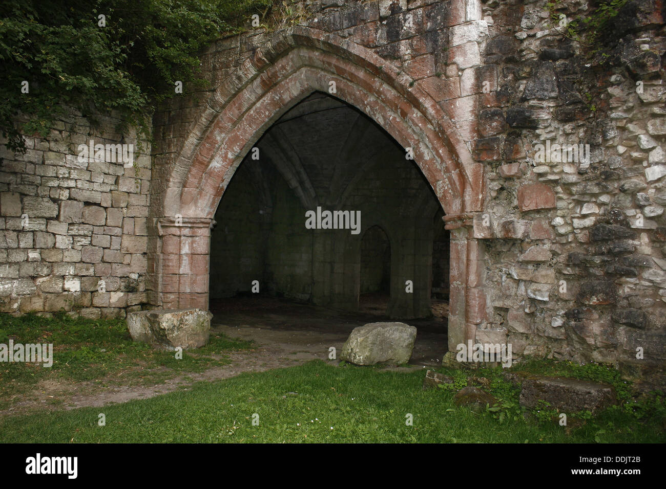 gatehouse. Roche Abbey, Maltby, Rotherham, South Yorkshire Stock Photo ...