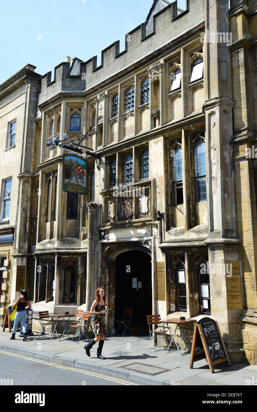 The George & Pilgrim's Hotel, High Street, Glastonbury, Somerset ...