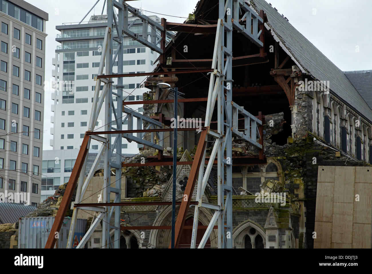 Cathedral Church of Christ, severely damaged in earthquake in February ...