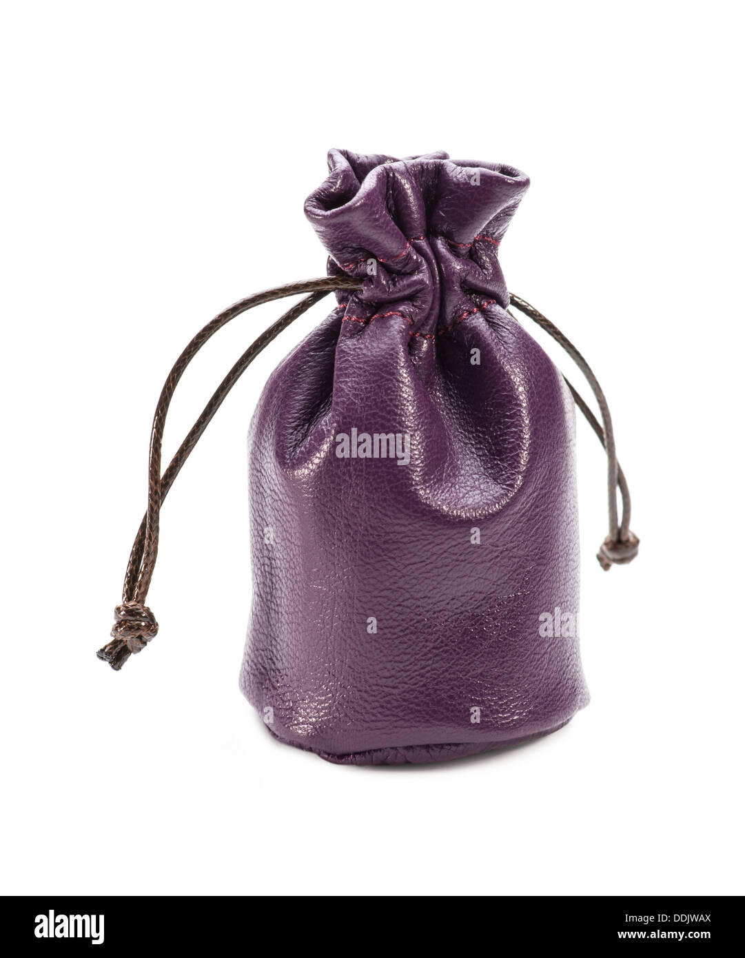 Old leather pouch Cut Out Stock Images & Pictures - Alamy