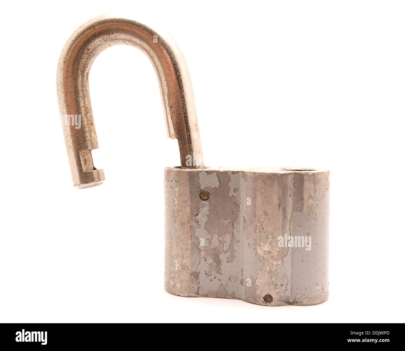 Rustic lock on old Cut Out Stock Images & Pictures - Alamy