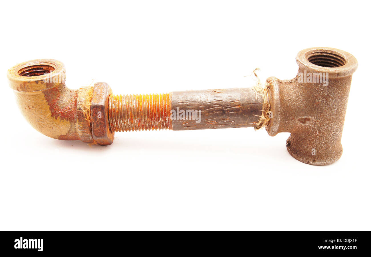 Leaking gas pipe Cut Out Stock Images & Pictures - Alamy