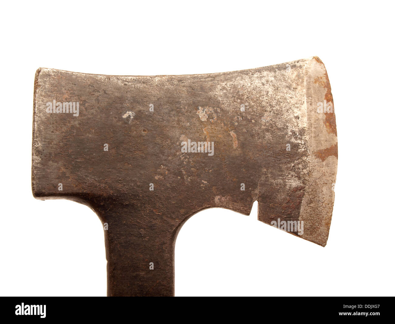 Axe on a white background Stock Photo - Alamy