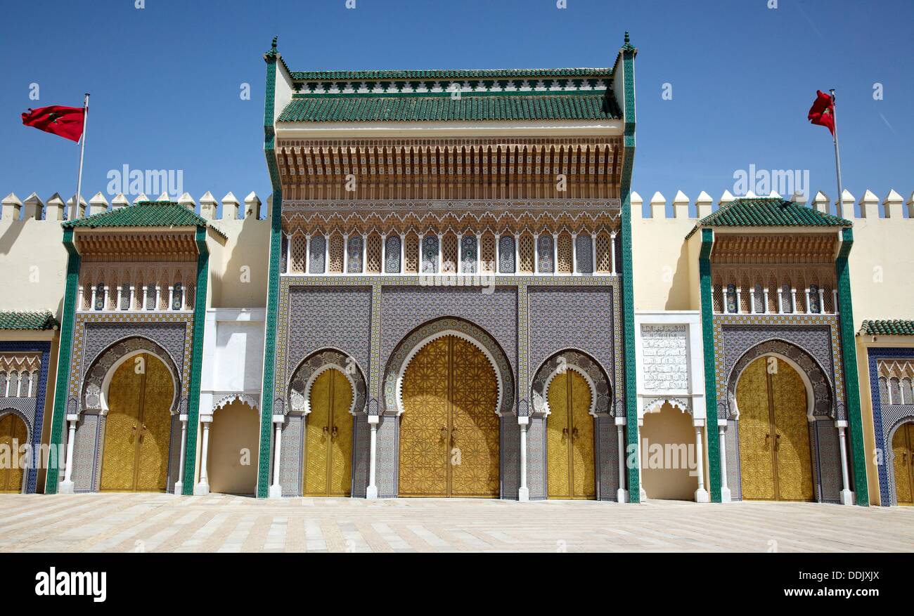Royal palace fes jedid hi-res stock photography and images - Alamy