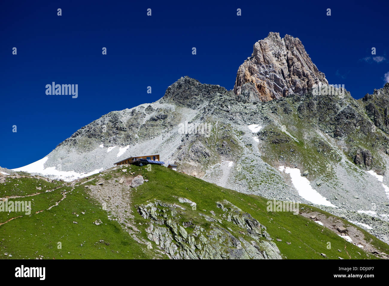Refuge de Presset,Beaufortain (French Alps Stock Photo - Alamy