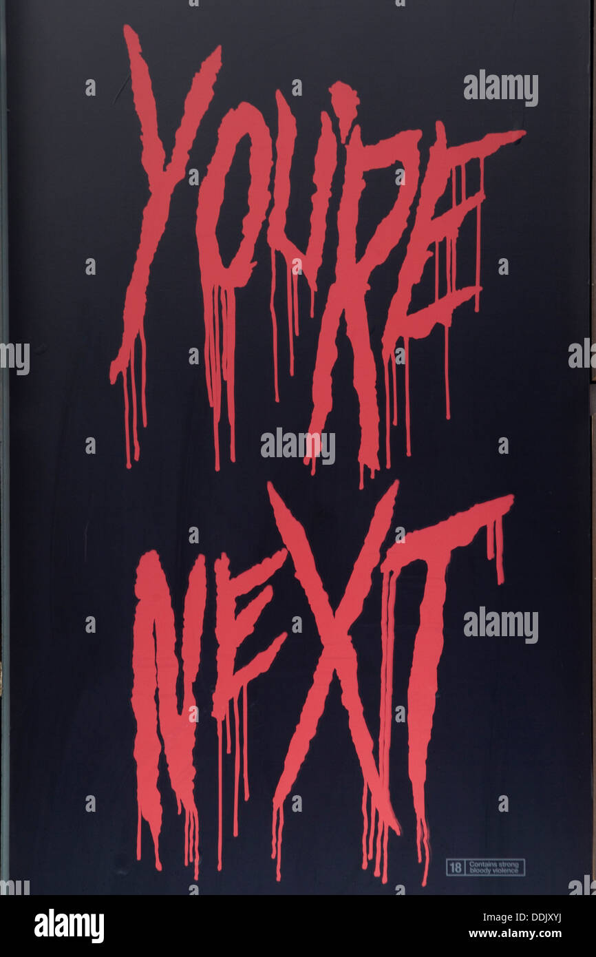 Poster Saying Your Next Stock Photo - Alamy