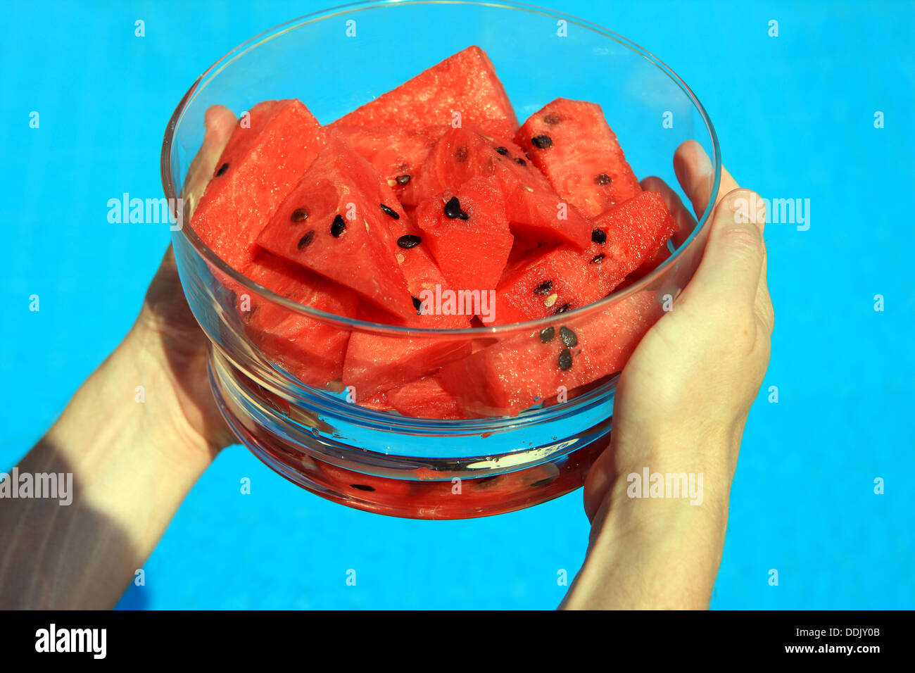 Watermelon cut pieces hi-res stock photography and images - Alamy