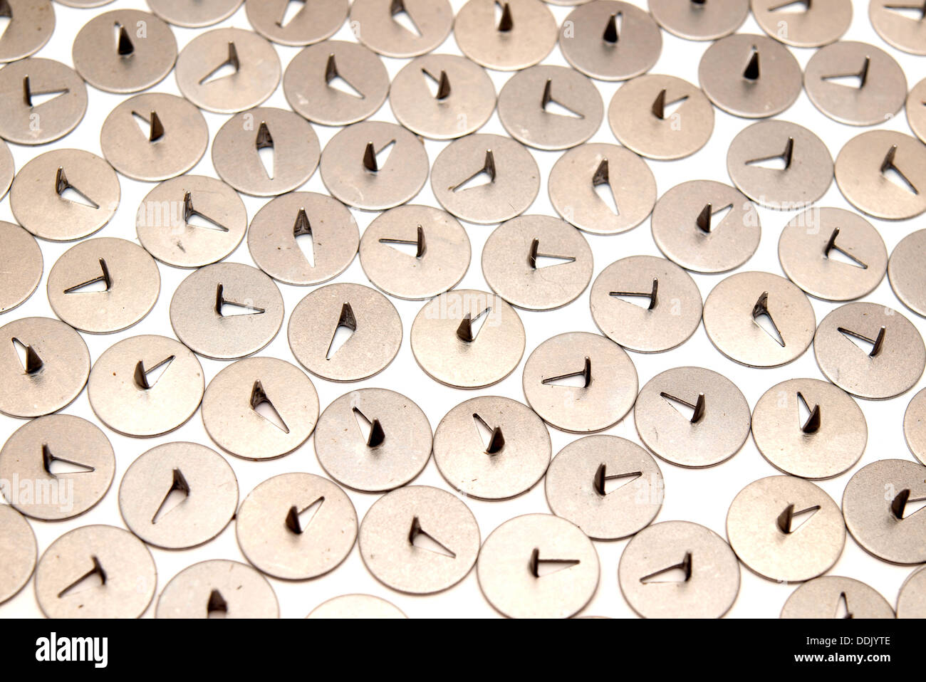 Buttons on a white background Stock Photo - Alamy