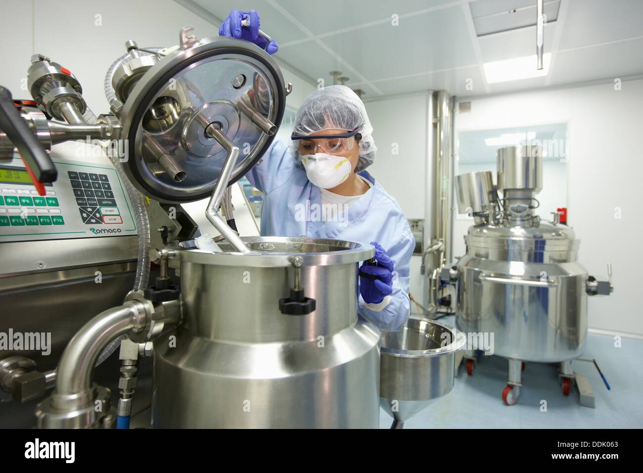 Clean Room Pharmaceutical Plant Drug High Resolution Stock Photography ...