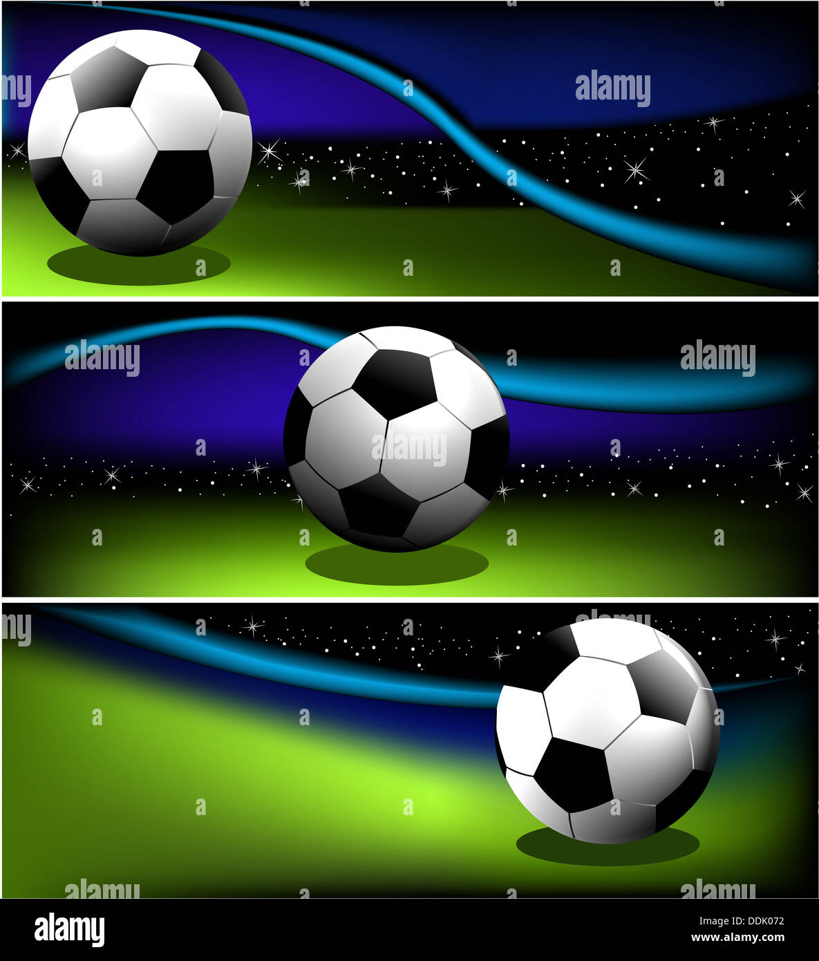 Abstract football banners Stock Photo - Alamy