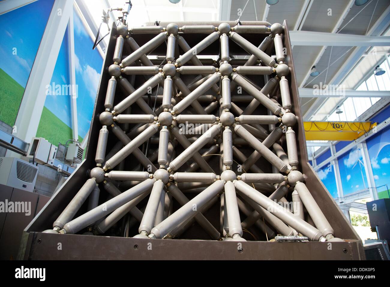 Machining center construction machine tools hi-res stock photography ...