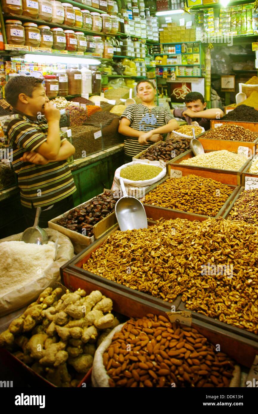 Dry fruits stand in the souq hi-res stock photography and images - Alamy