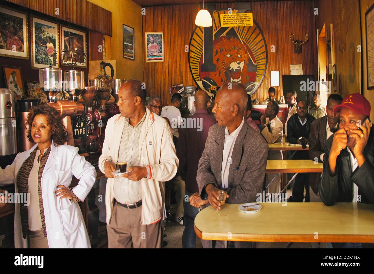Coffee shop addis ababa ethiopia hi-res stock photography and images ...