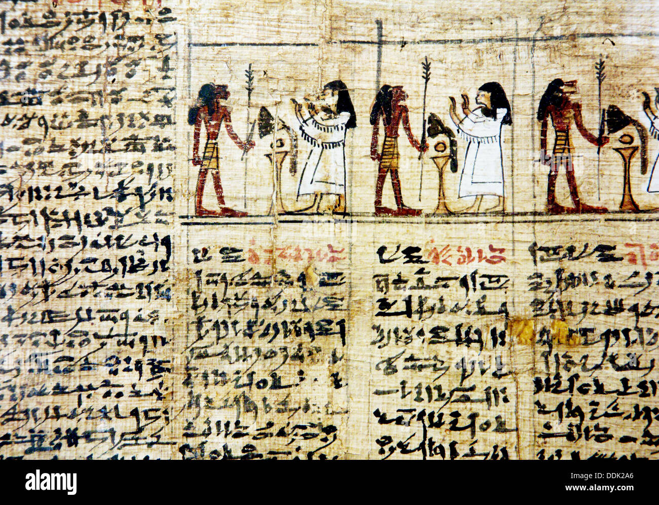 The Ancient Egyptian Book Of The Dead Stock Photos & The Ancient ...