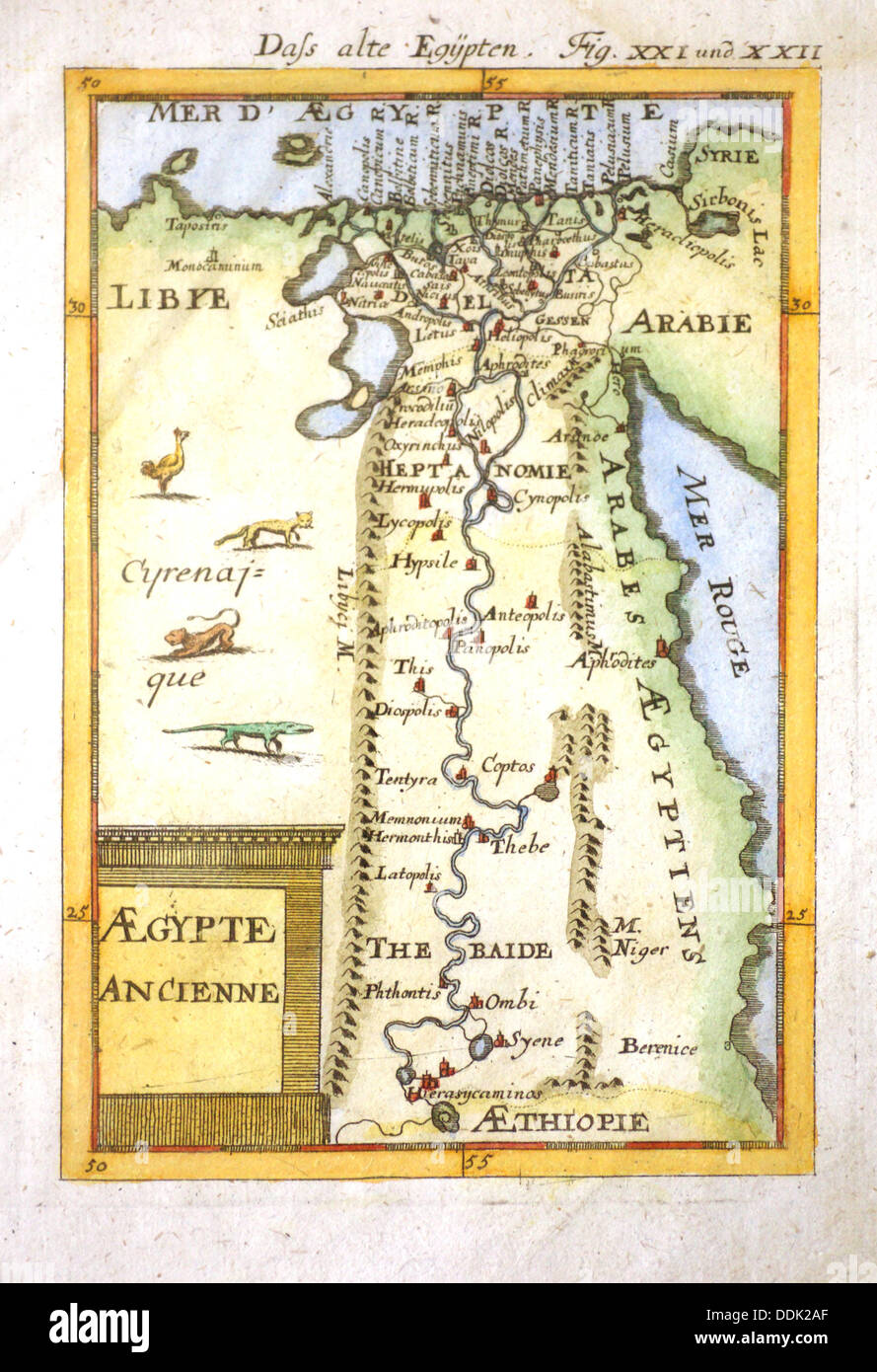 Ancient egypt map map High Resolution Stock Photography and Images - Alamy