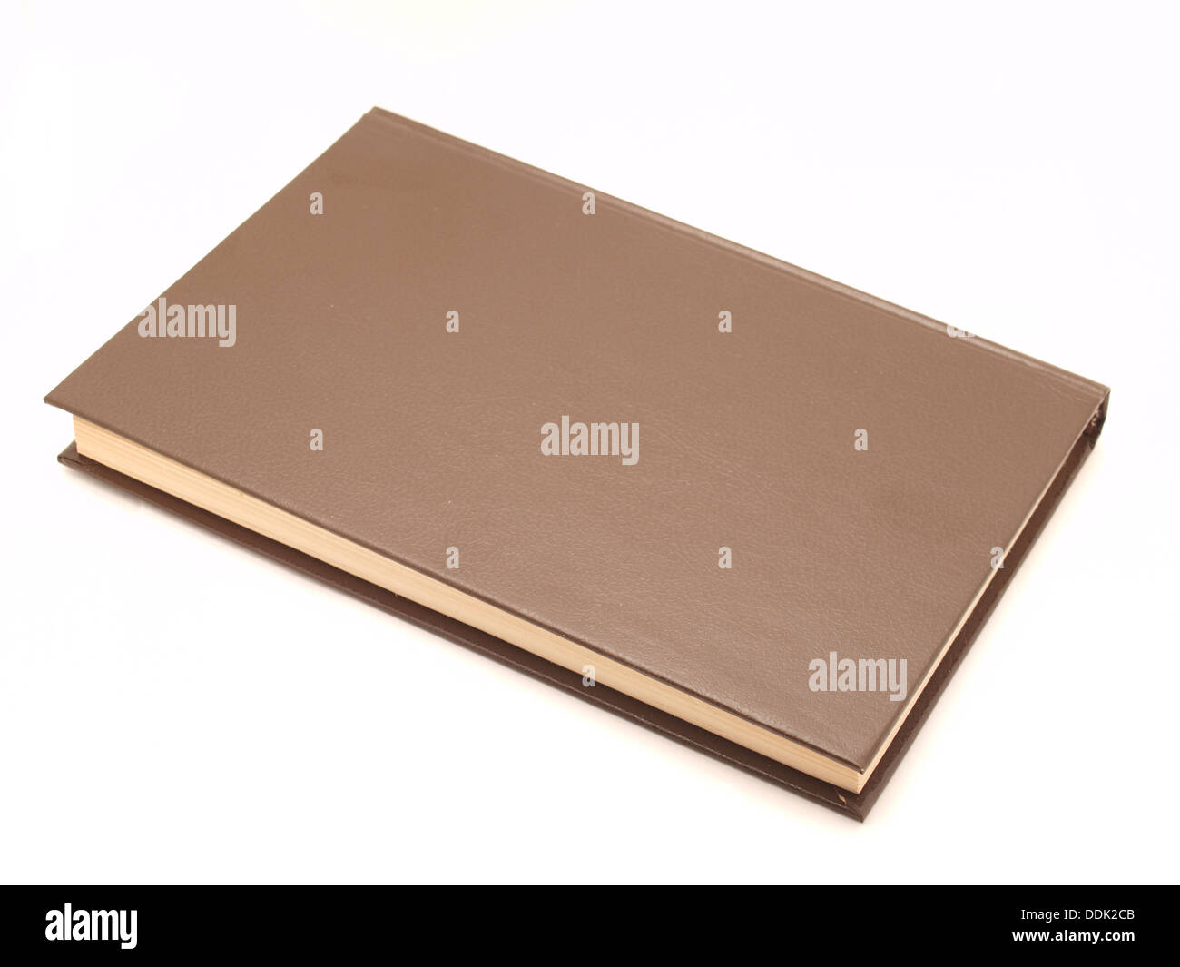 The old black book on a white background Stock Photo - Alamy