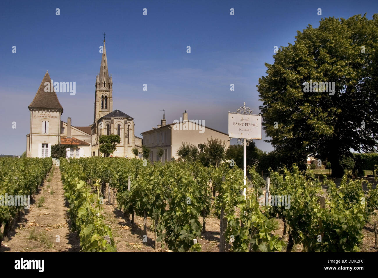 Pomerol church hi-res stock photography and images - Alamy