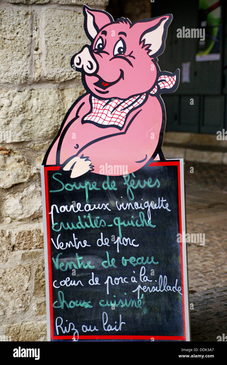 Dordogne french food sign hi-res stock photography and images - Alamy