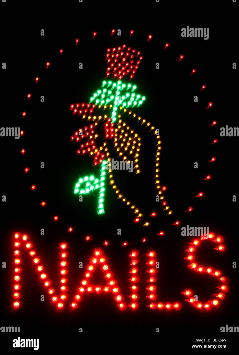 Nail salon sign hi-res stock photography and images - Alamy