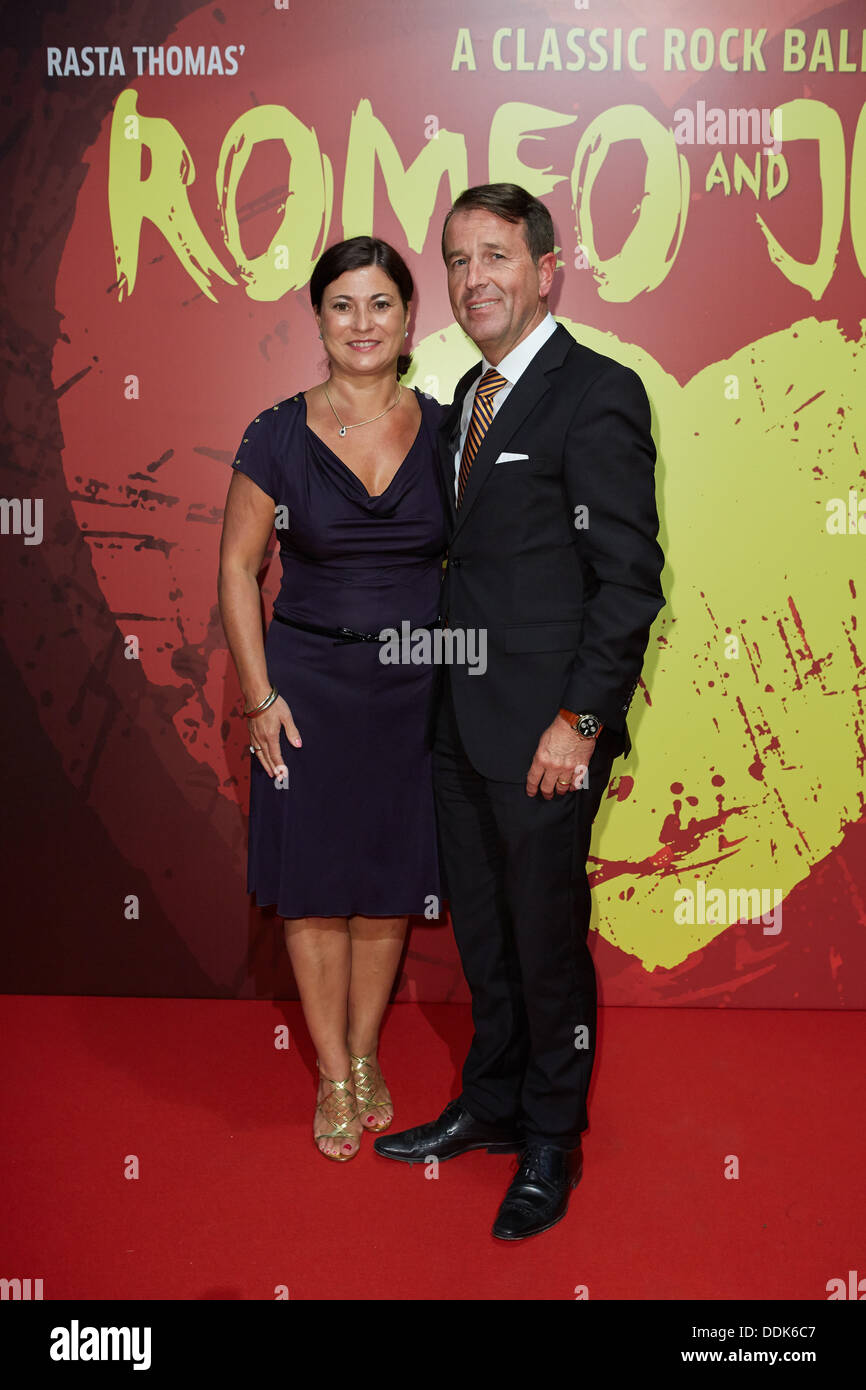 Hamburg, Germany. 03rd Sep, 2013. CEO Hans-Joerg Schmidt-Trenz and his ...