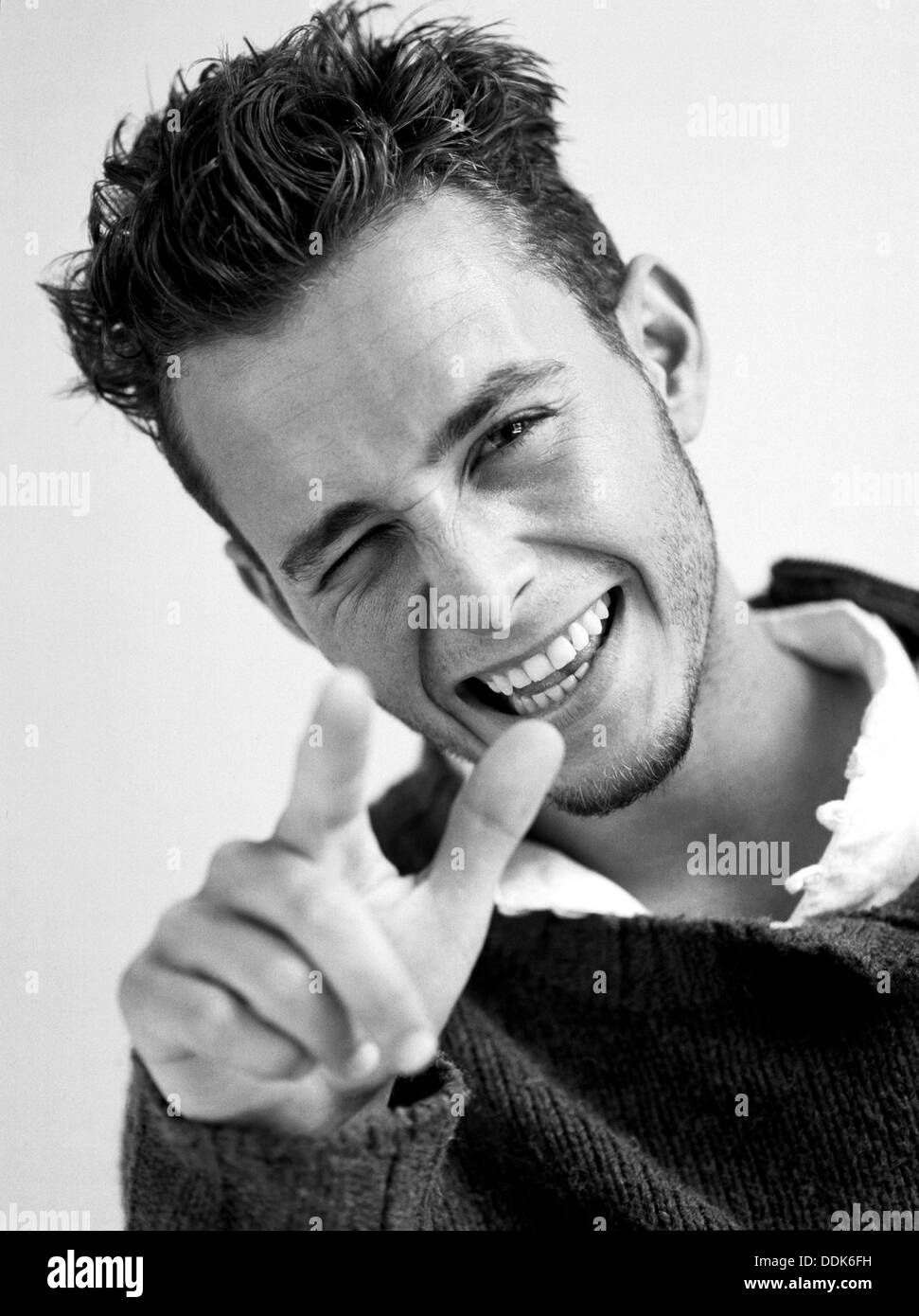 Spontaneous person Black and White Stock Photos & Images - Alamy