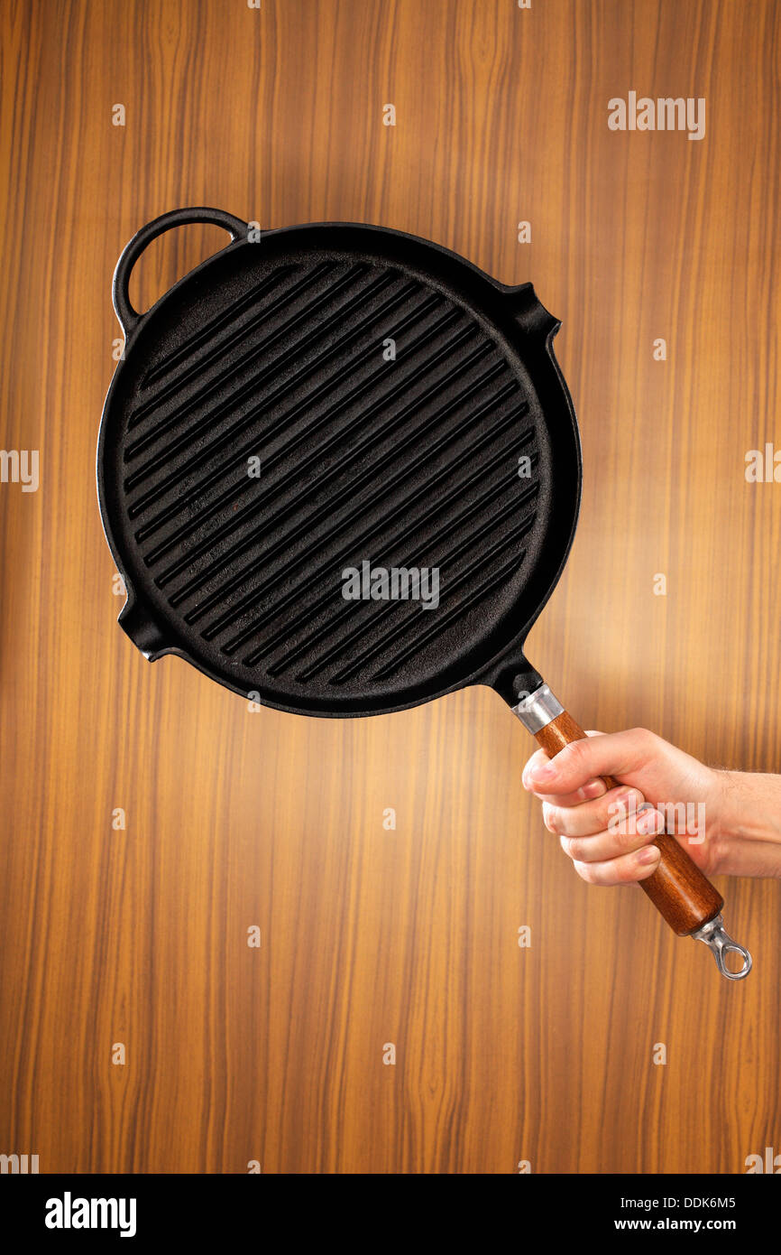 Frying Pan Grip High Resolution Stock Photography and Images - Alamy