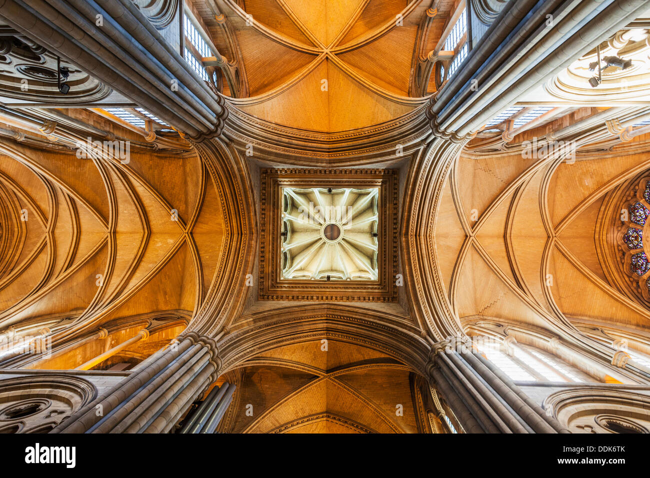 England, Cornwall, Truro, Truro Cathedral, Interior View Stock Photo ...