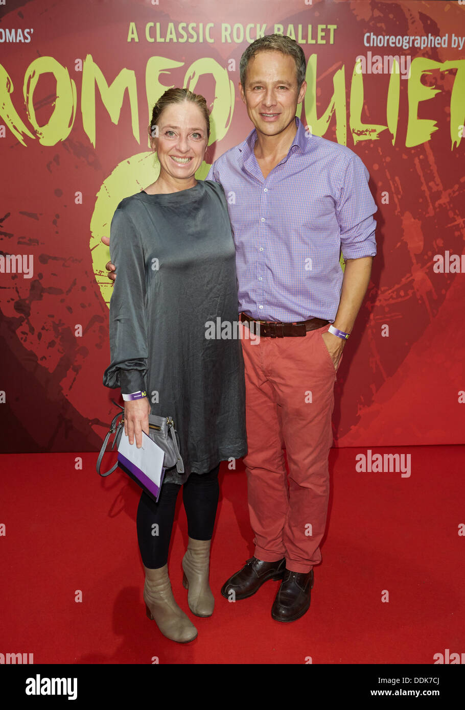 Hamburg, Germany. 03rd Sep, 2013. Actor Andreas Brucker and his wife ...