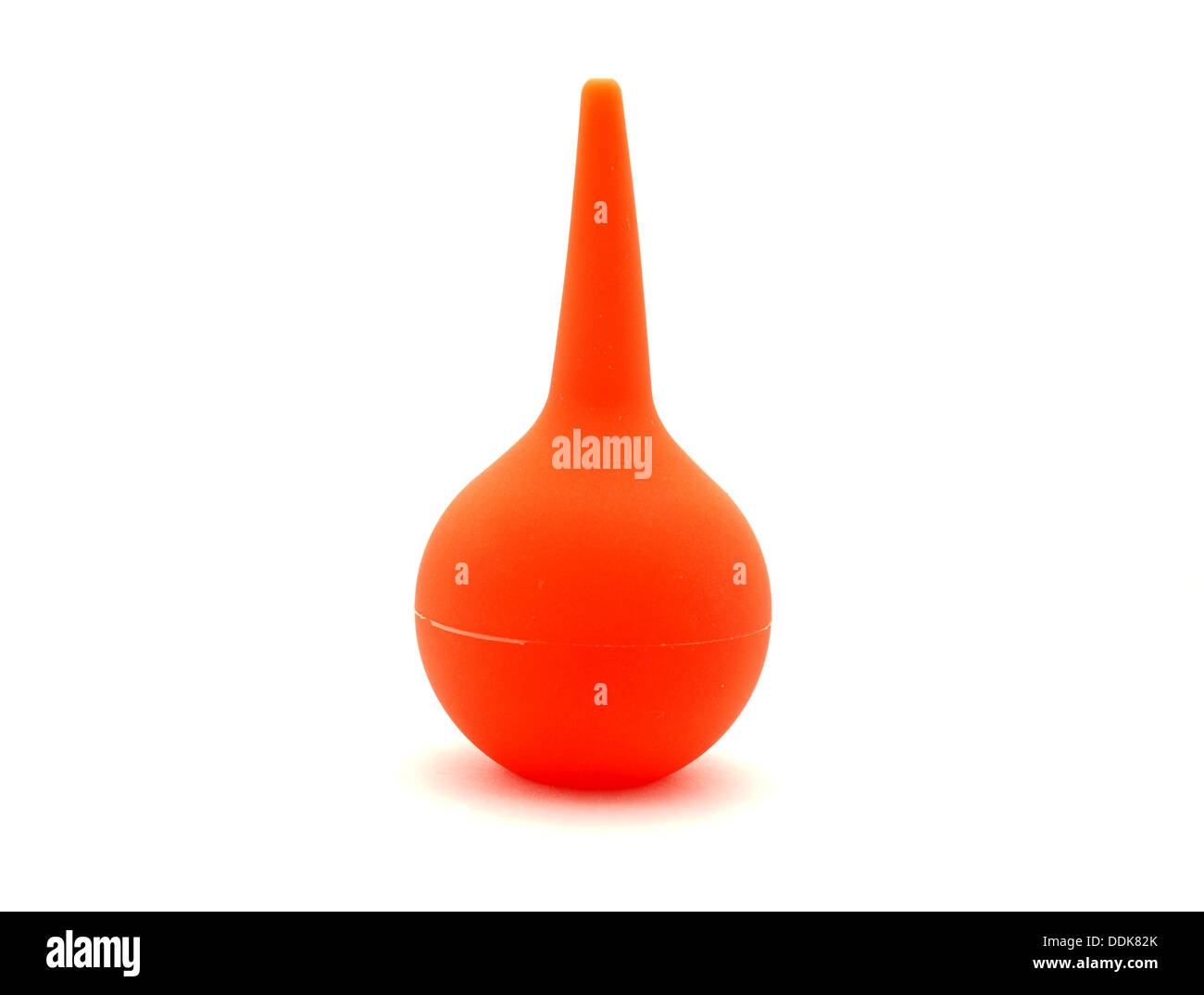 Red syringe on a white background Stock Photo - Alamy