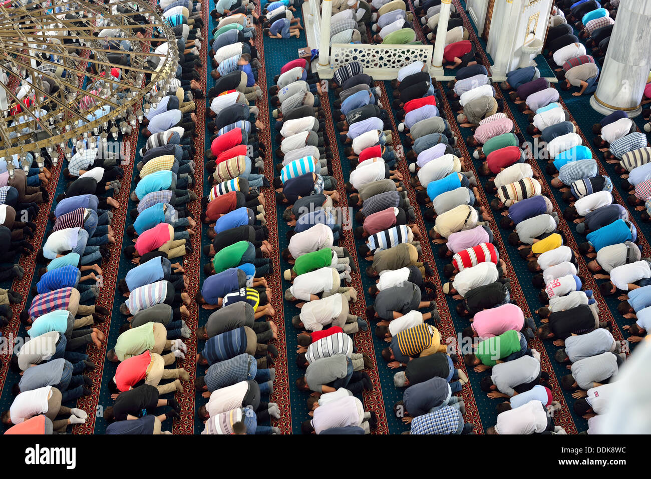 Muslims during friday prayer in hi-res stock photography and images - Alamy