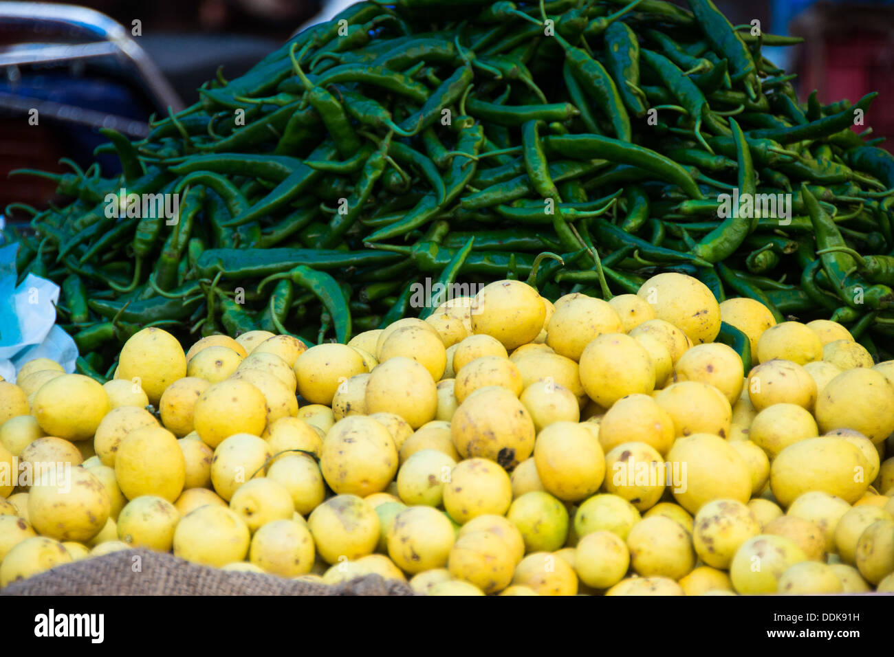 Chilli and Lemons Stock Photo - Alamy